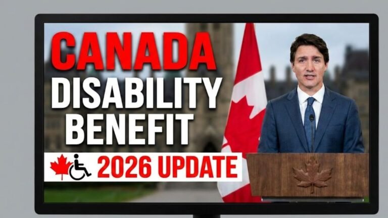 Canada Disability Benefit 2026: Official Payment Dates and Complete ...